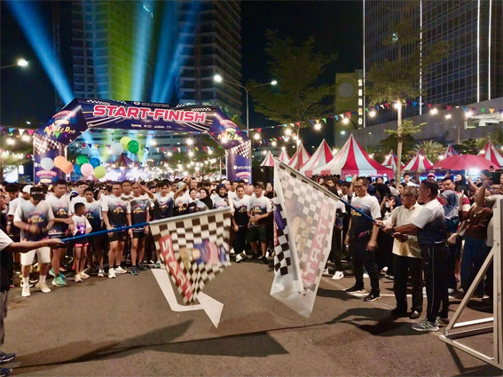 Semarak Night Run Cernival 2025, Kolaborasi Gaya Hidup Sehat dan Transformasi Digital di Batam ...